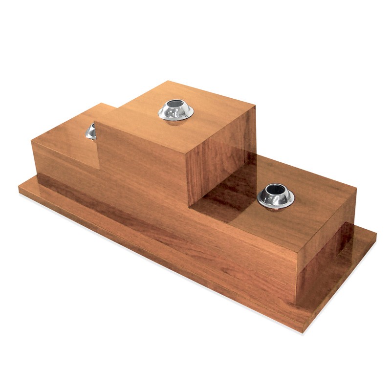 Bases de Madeira para Mastros | Bandeira1