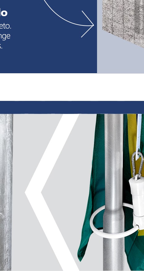 Mastros de Ferro Giratório - Flangeado ou Engastado | Bandeira1